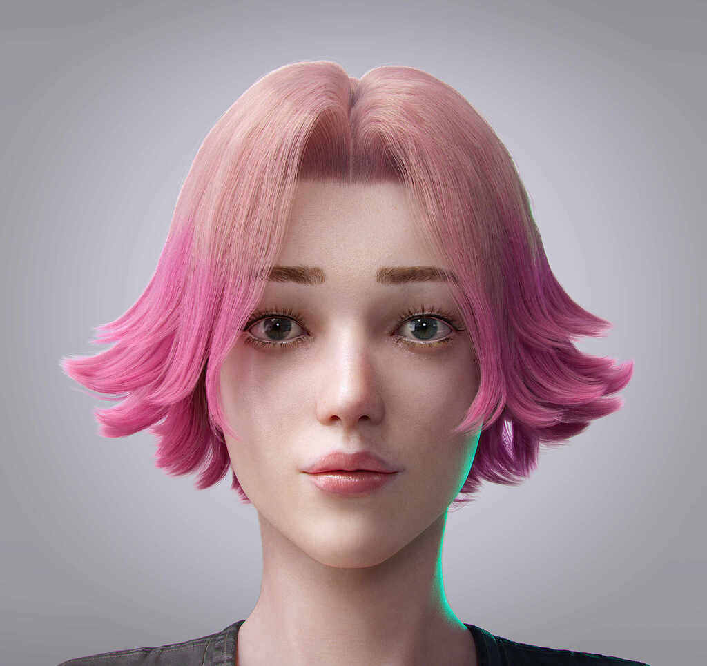 Short hair girl - ZBrushCentral