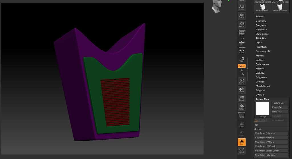 Splotchy textures from polypaint - ZBrushCentral