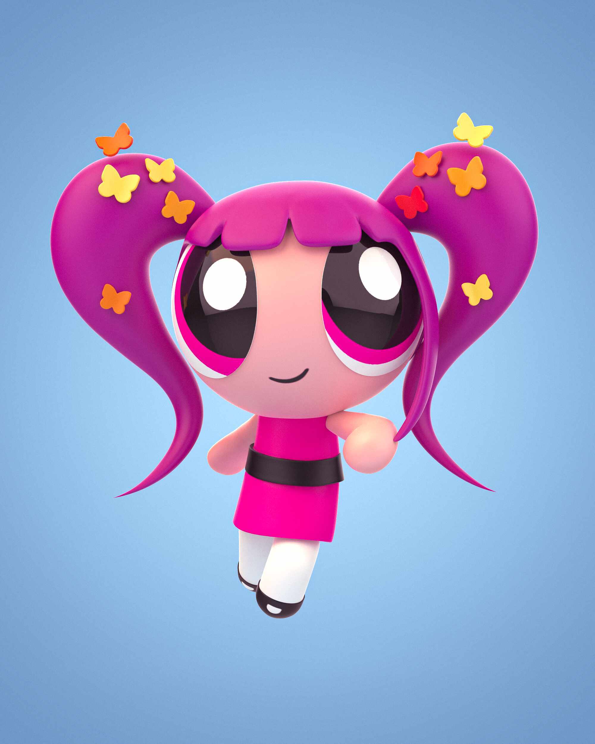 NewJeans x PowerPuff Girls - Hanni - ZBrushCentral