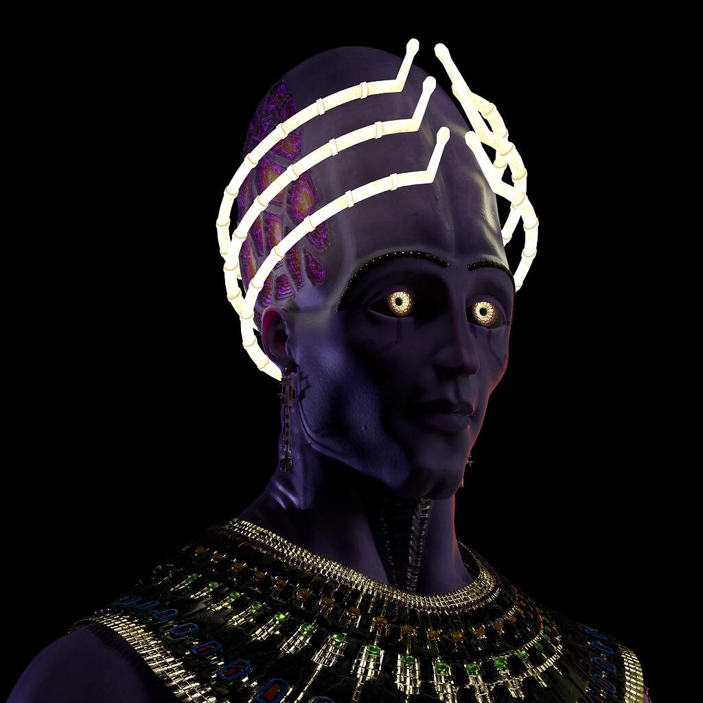 ANUNNAKI new emissive render - ZBrushCentral