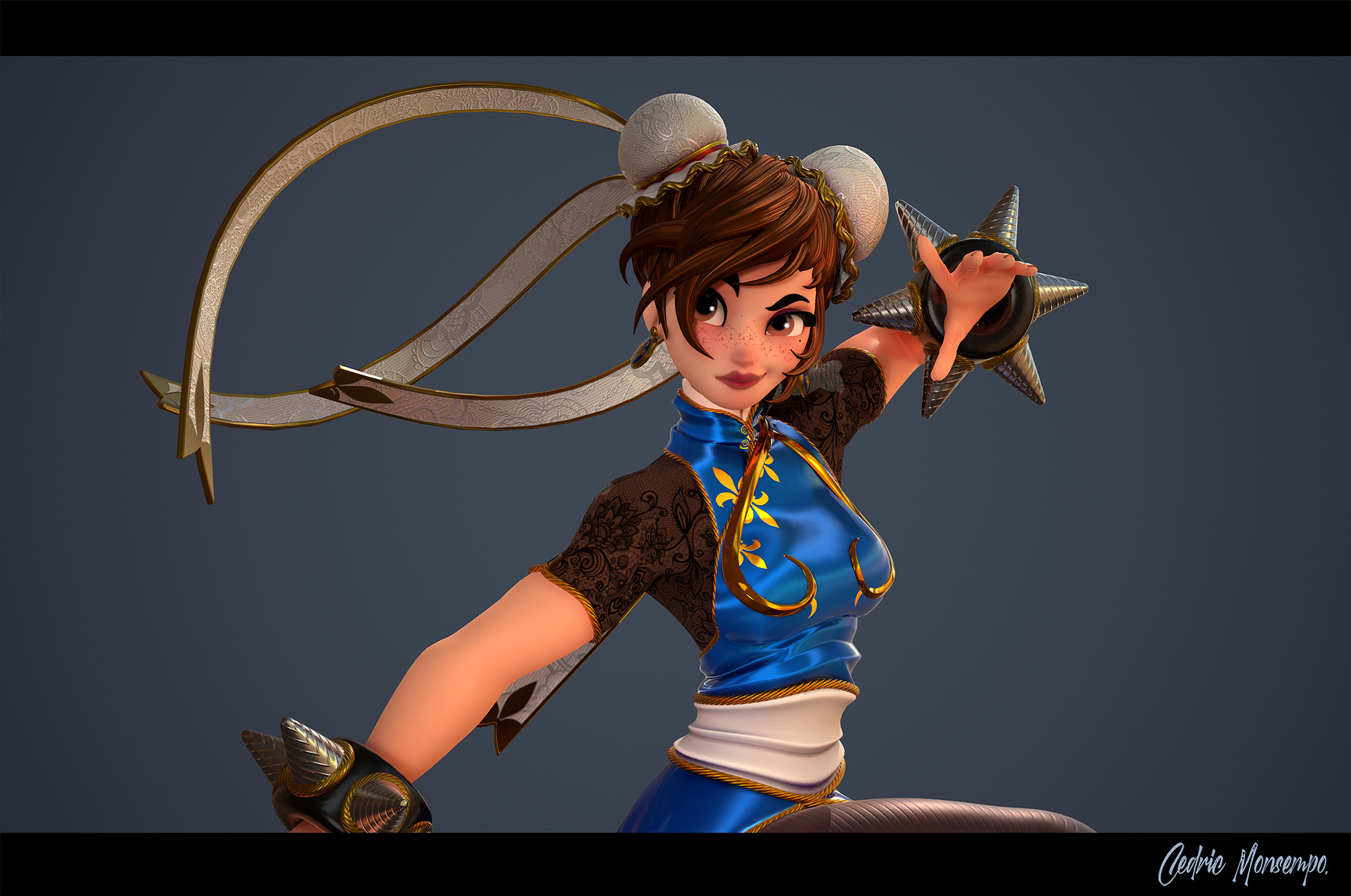 Chun-Li / Street Fighter Fan Art (realtime) - ZBrushCentral