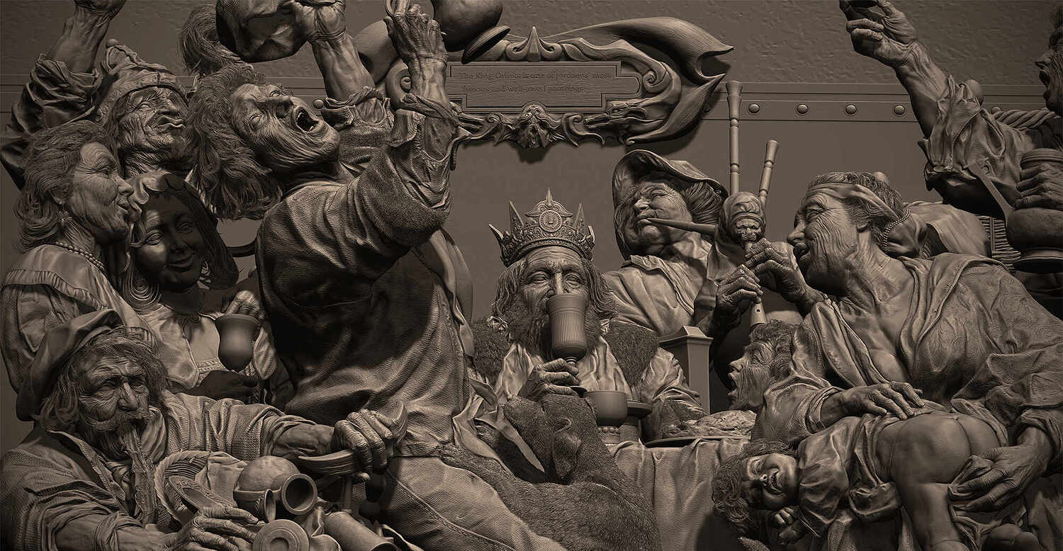 The Feast of the Bean King - ZBrushCentral