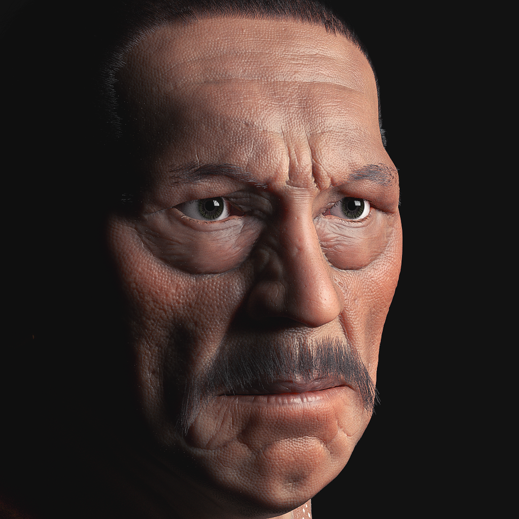 Digital portrait of Danny Trejo - ZBrushCentral