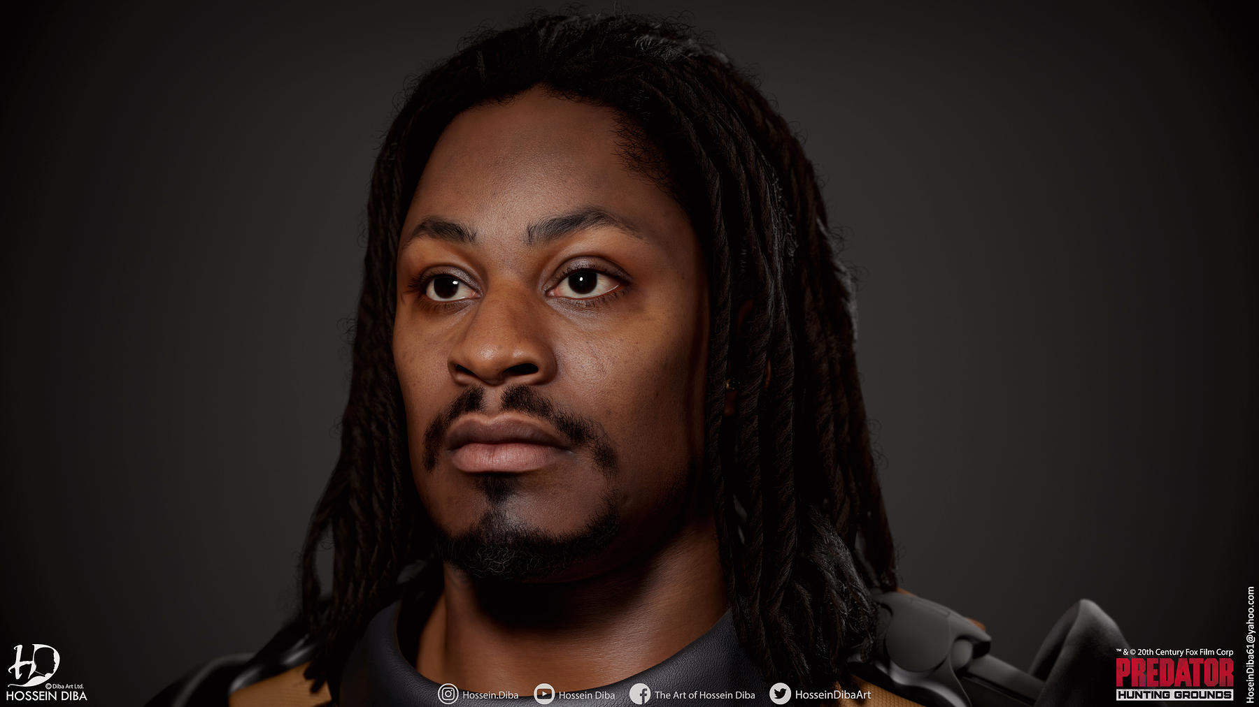 3D Model of Marshawn Lynch (Real time) - Predator: Hunting Grounds ...