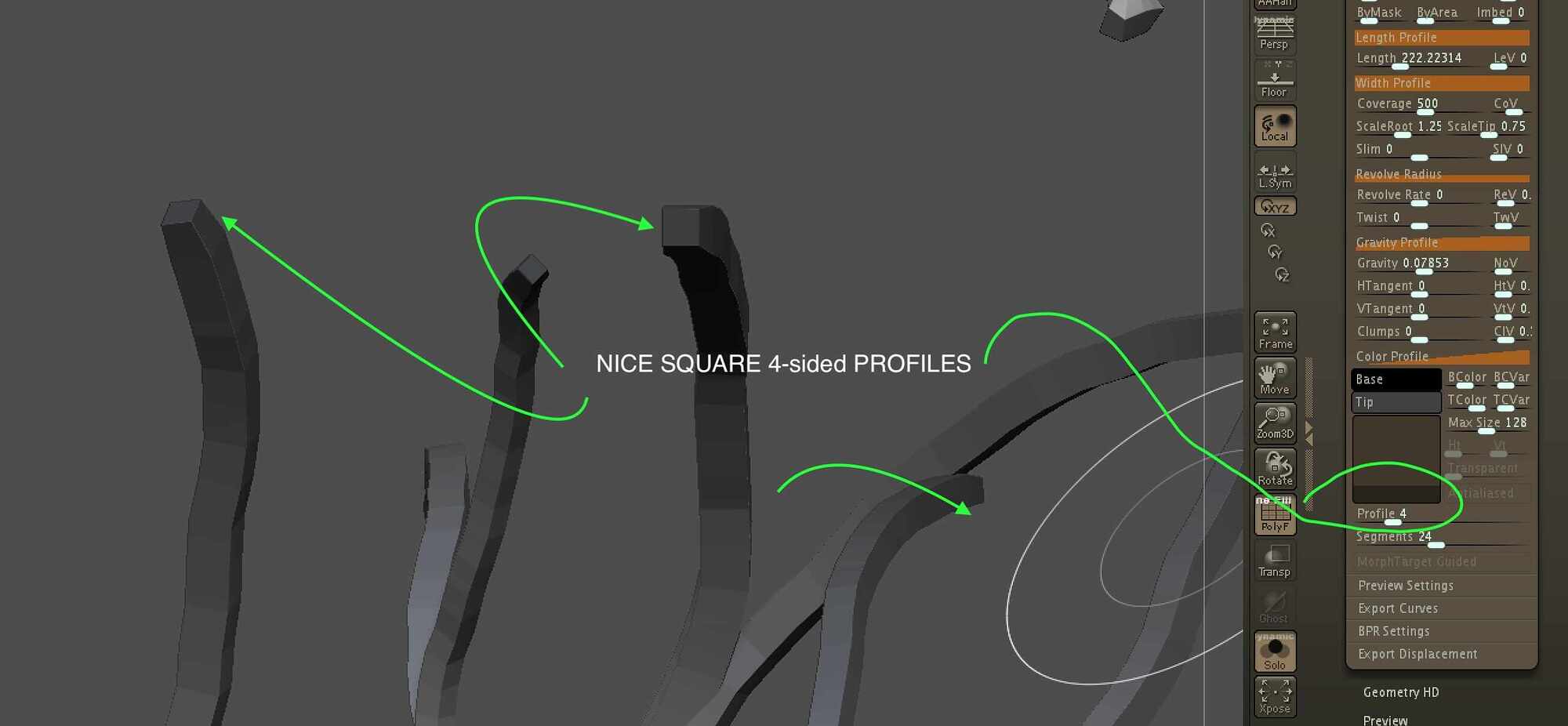 Fibermesh for 3d prints: grooming distorts cross sections - ZBrushCentral