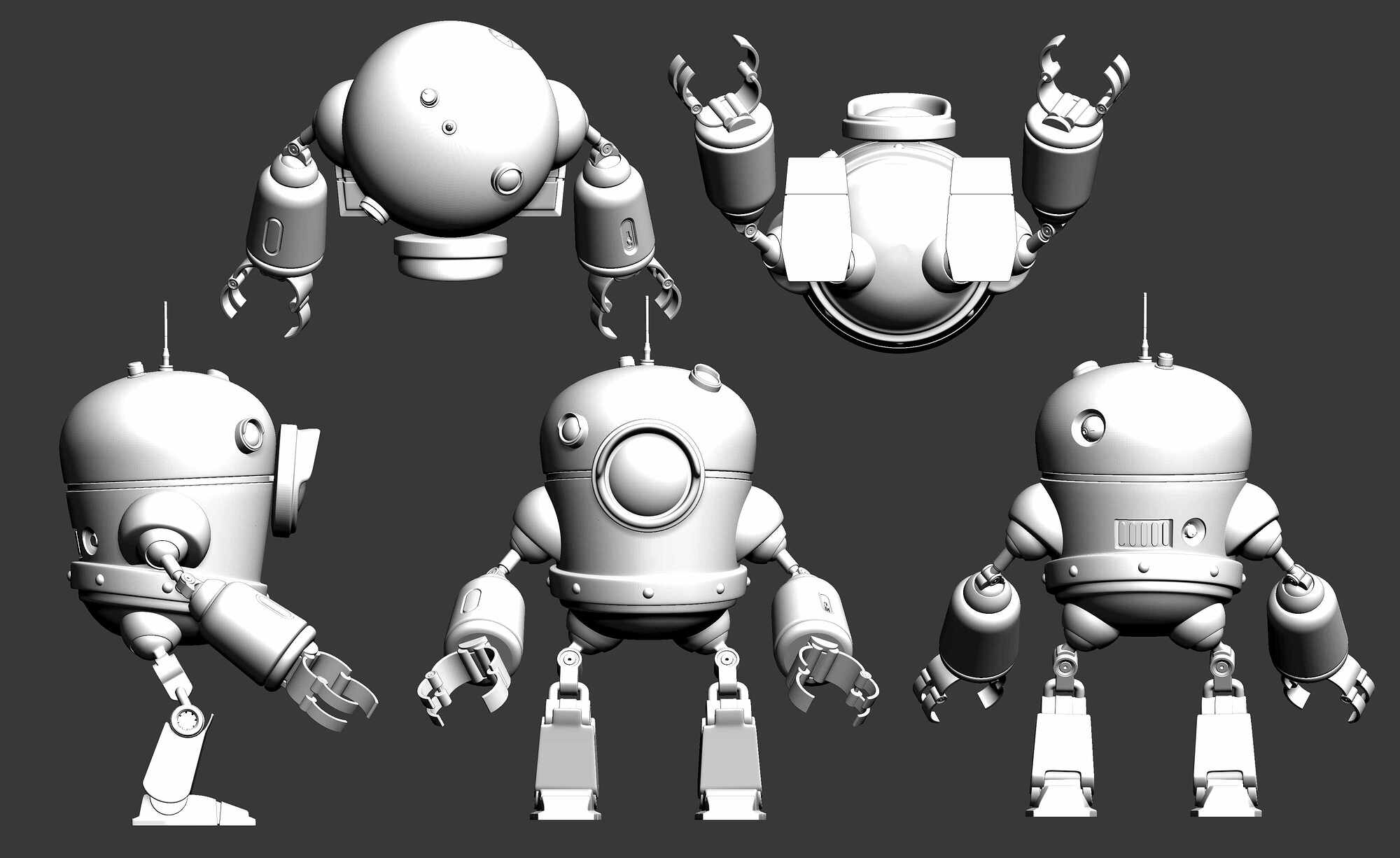 Robot Concept - ZBrushCentral