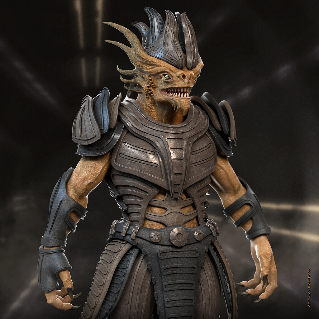 SPIKY HEAD - ARMORED VERSION - ZBrushCentral