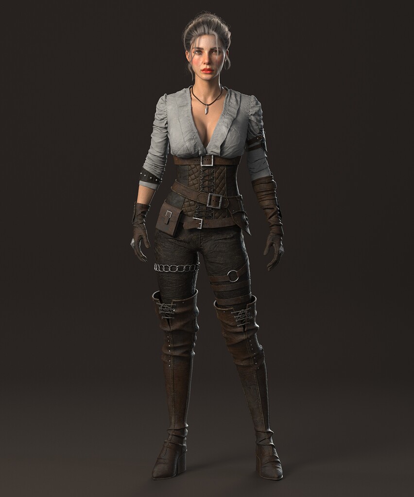 Angela (Full Character) - ZBrushCentral