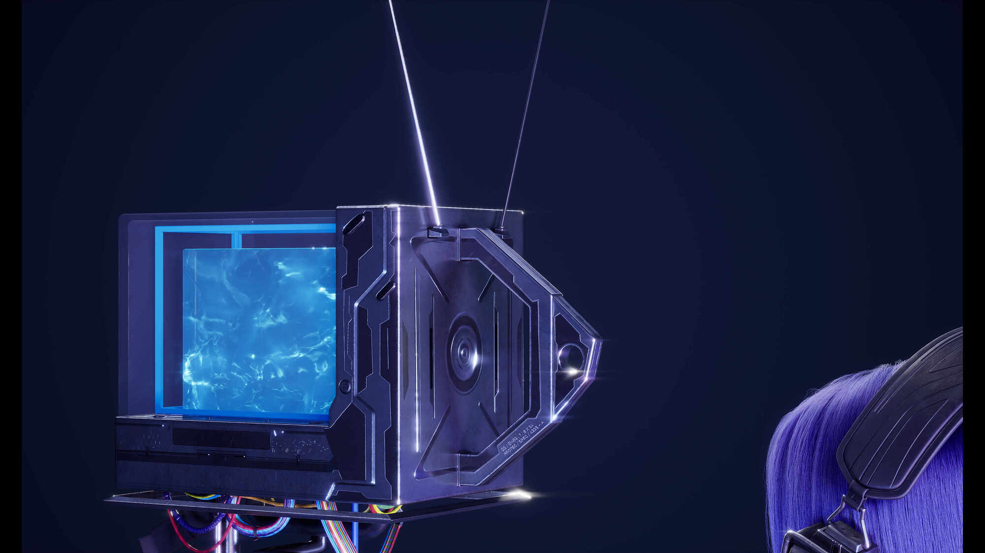 Blue haired girl-UE5 - ZBrushCentral