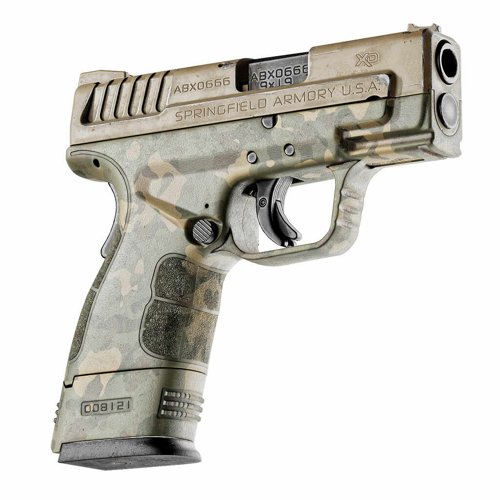 Spring Custom Springfield Xd - ZBrushCentral
