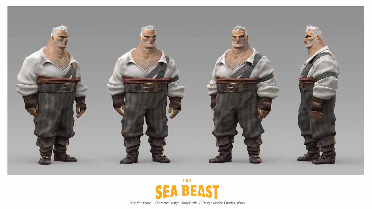Captain Crow - Netflix Animation's The Sea Beast - ZBrushCentral