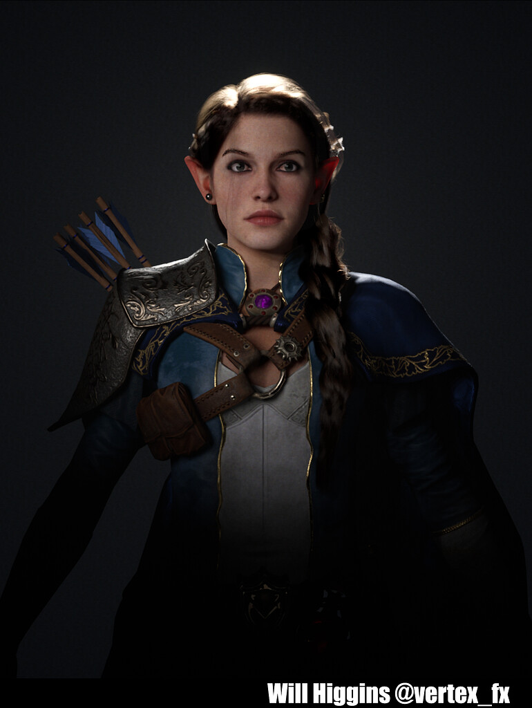 Critical Role Vex Fanart. More Realtime renders - ZBrushCentral