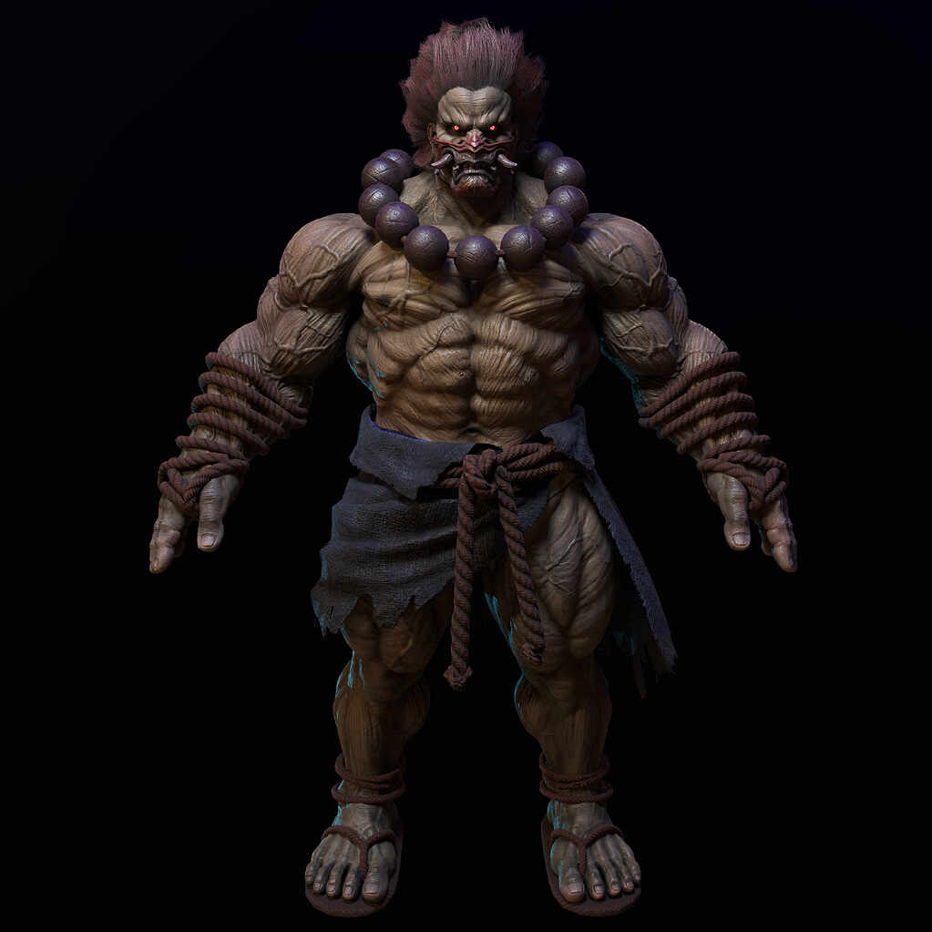 Akuma fanart - ZBrushCentral