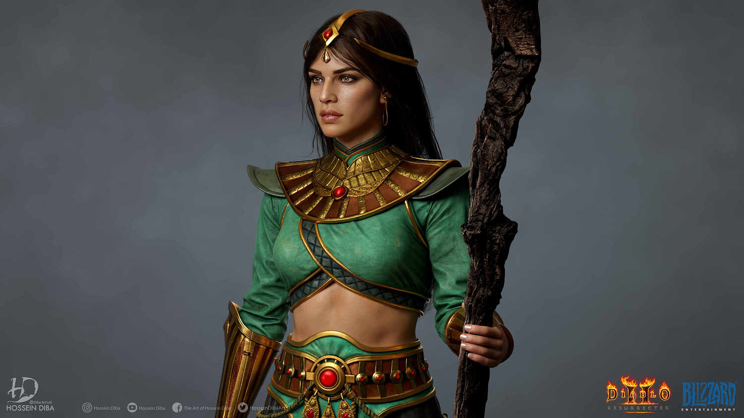 Diablo II: Resurrected Sorceress - ZBrushCentral