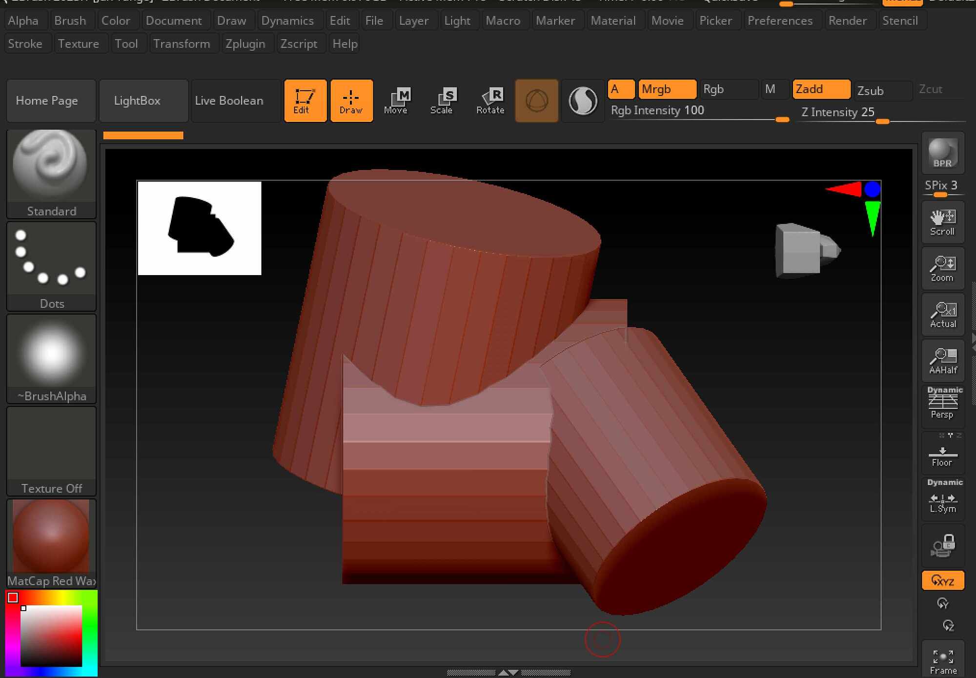 Where is the "Draw Polymesh" button? - ZBrushCentral