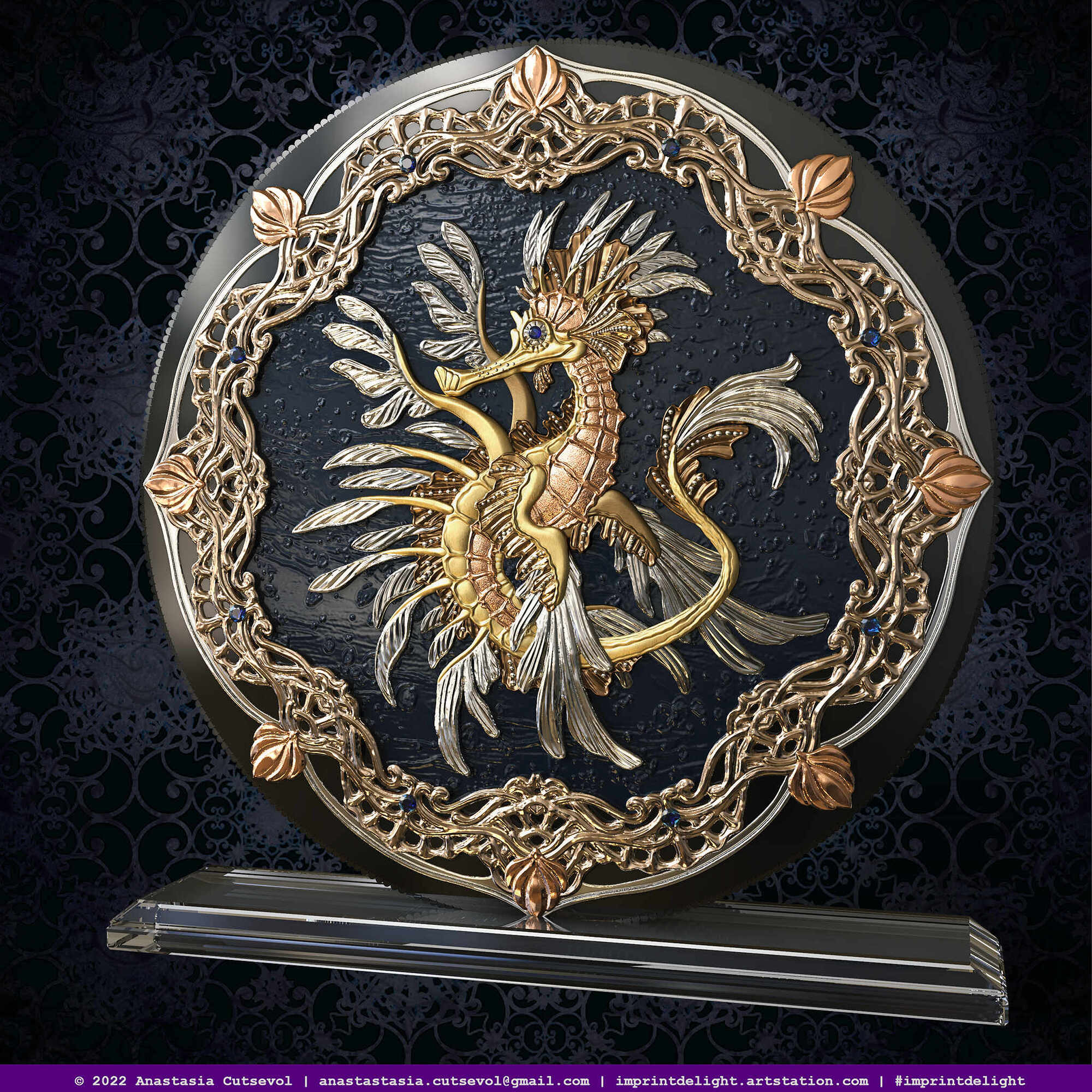 Sea Dragon Coin - ZBrushCentral