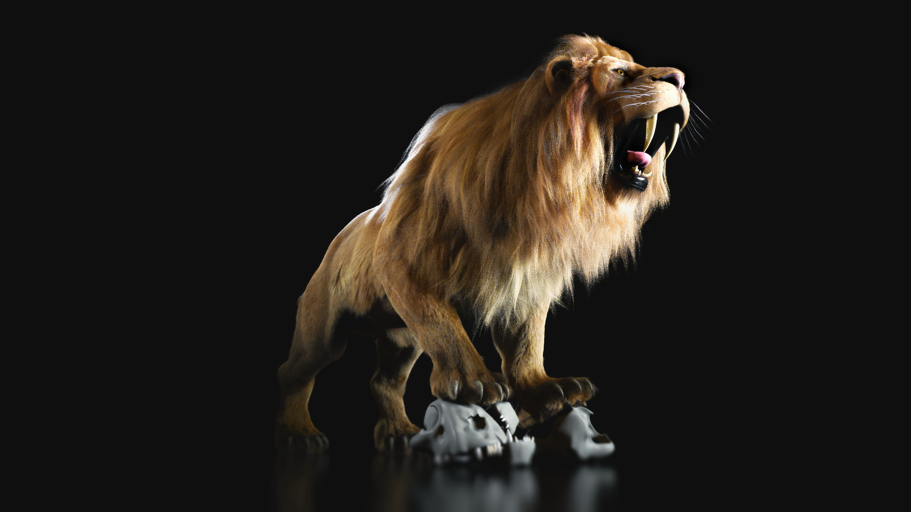 Saber Tooth Lion Hybrid - ZBrushCentral