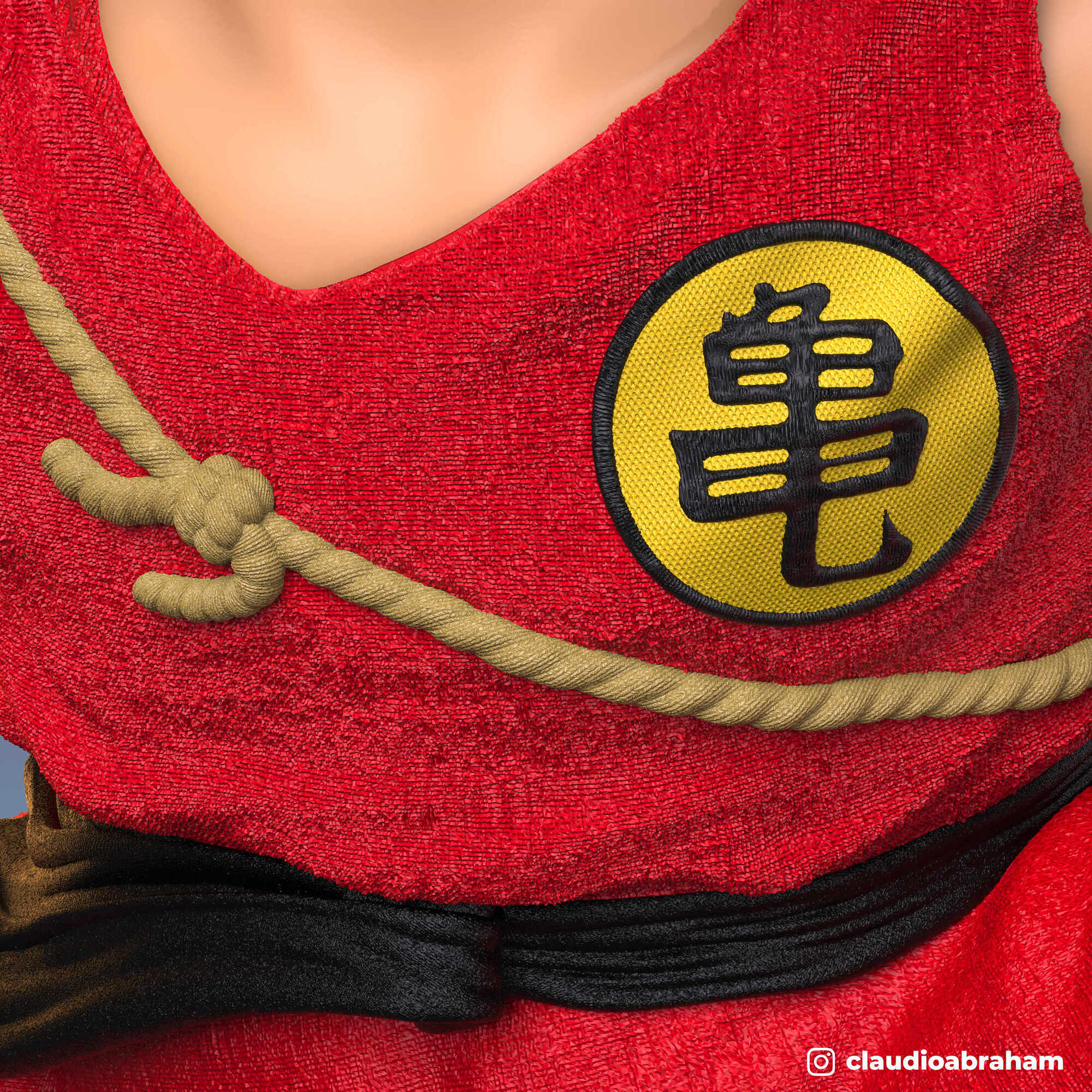 Kid Goku with Flying Nimbus - Red Suit - ZBrushCentral