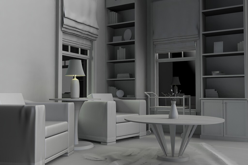 Interior with ZBrush - ZBrushCentral