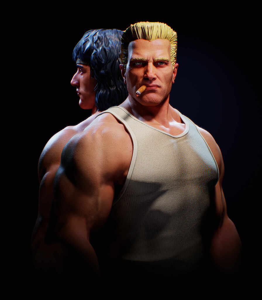 Contra remake - ZBrushCentral