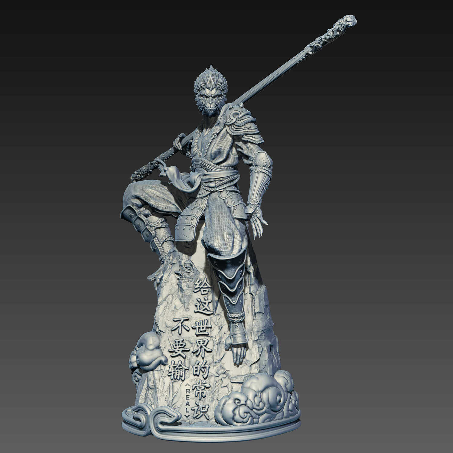 Black Myth Wukong ( fan art ) for 3d print - ZBrushCentral