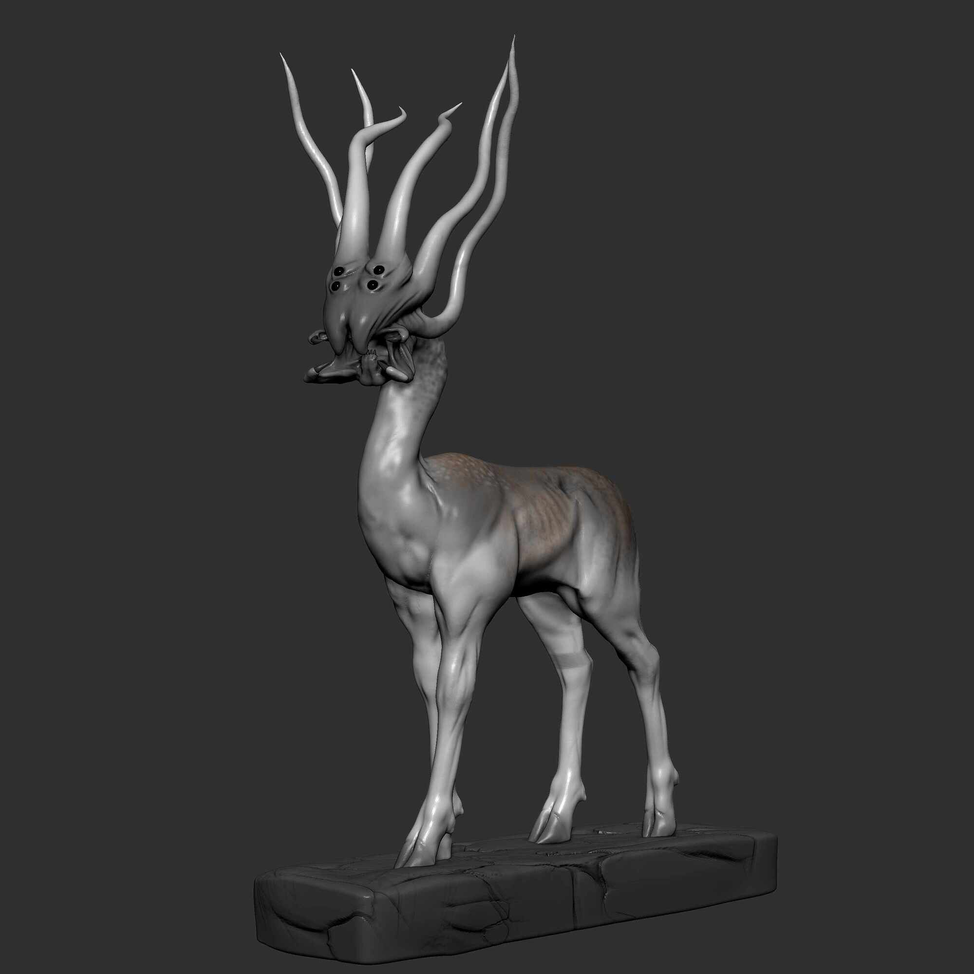 Alien deer concept WIP - ZBrushCentral