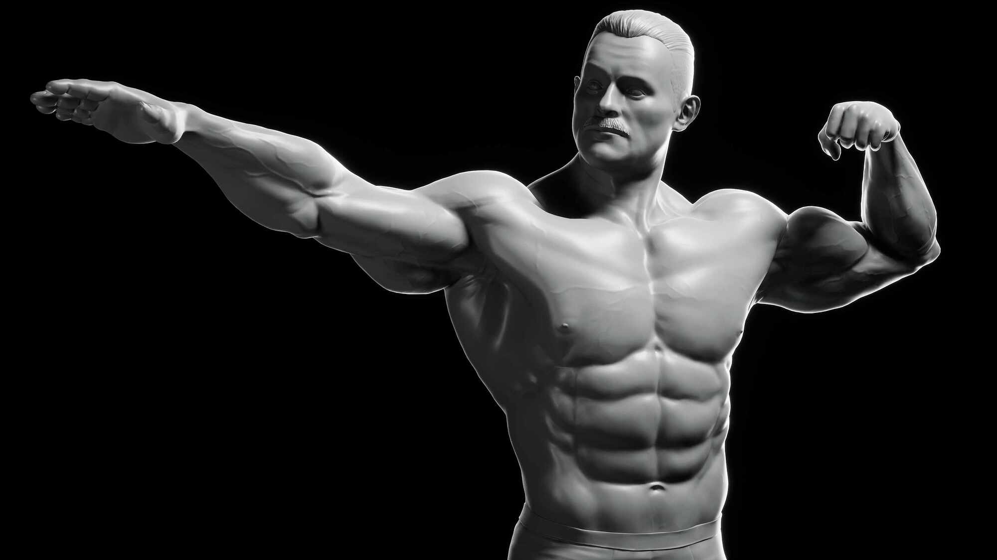 Male Anatomy Study - ZBrushCentral
