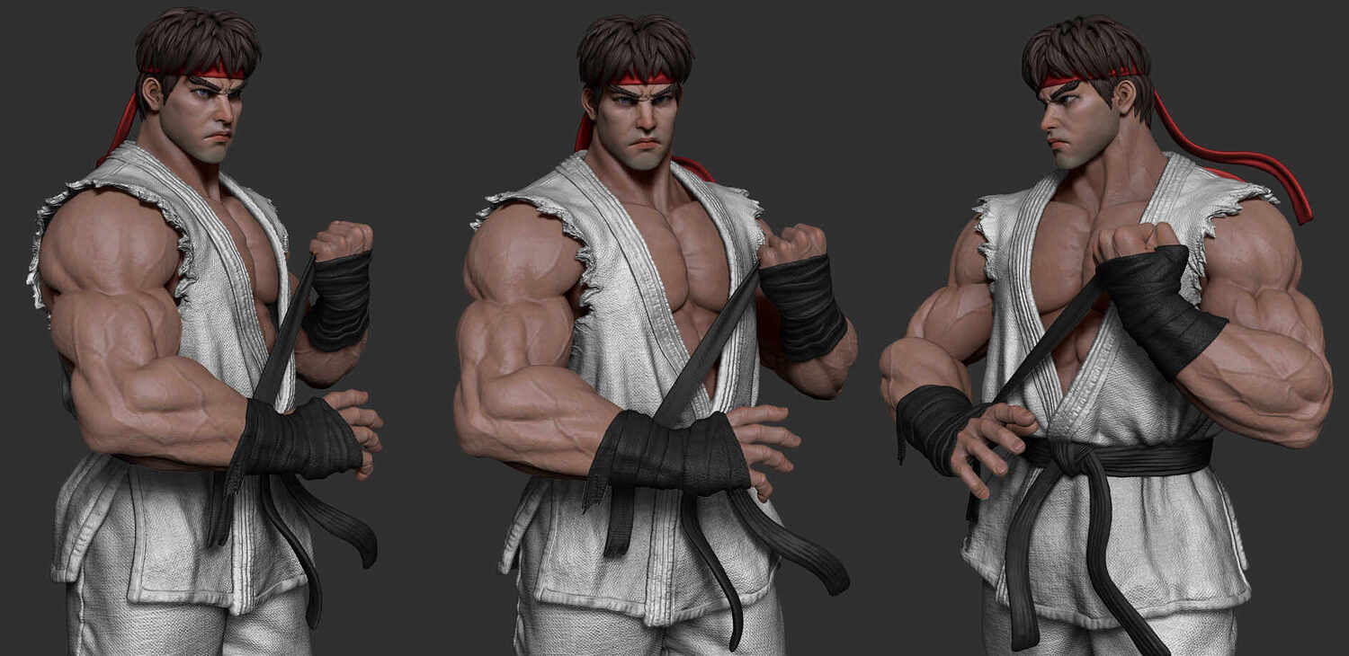 Ryu - Street Fighter - ZBrushCentral