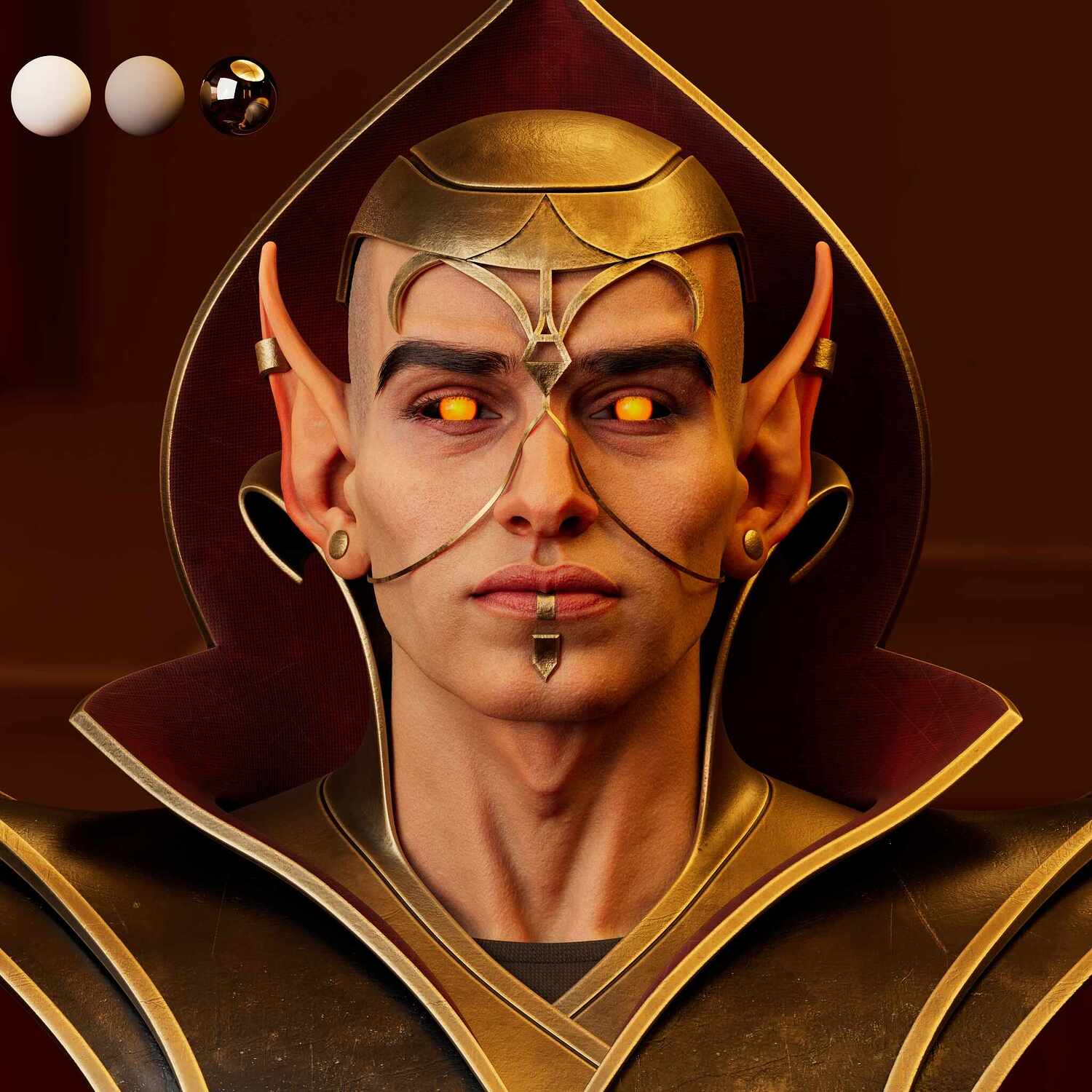 Astral Elf Portrait - ZBrushCentral