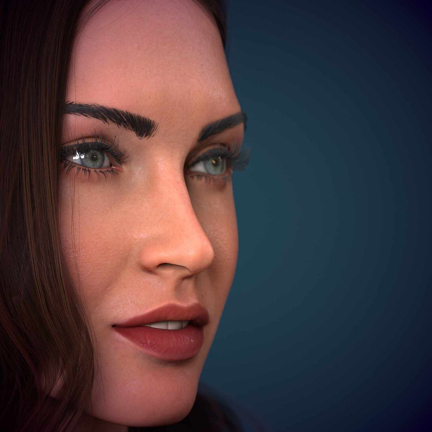 Megan Fox - real time - ZBrushCentral