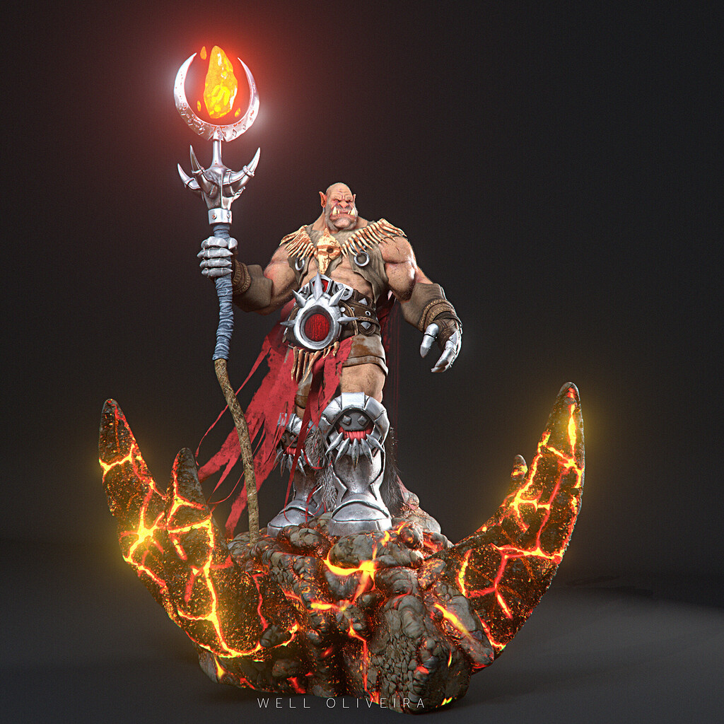 (Orc ) Ner'zhul - ZBrushCentral