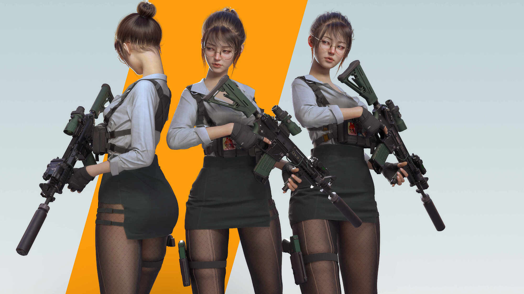 Weapon_girl_WaterMetal - ZBrushCentral