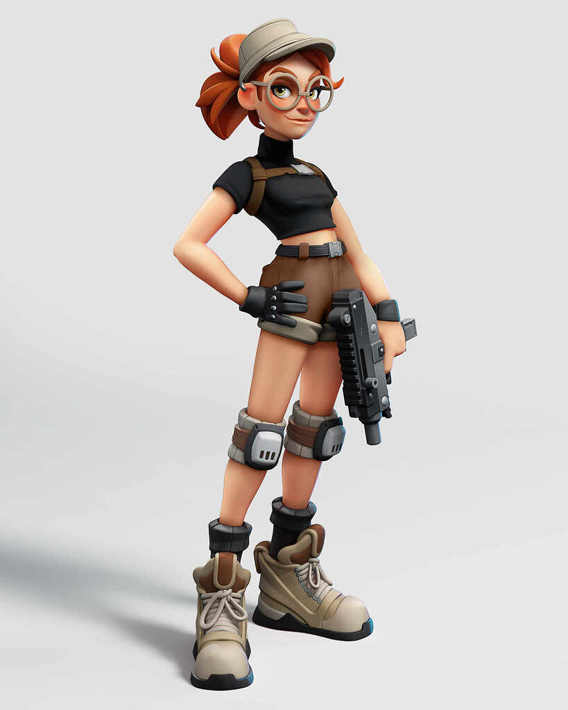 Fio Germi - Metal Slug fanart - ZBrushCentral