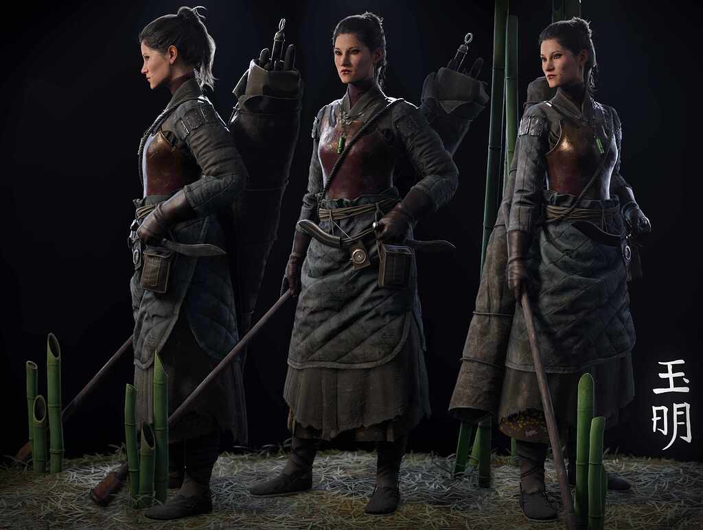 Yù Míng - Realtime Character - ZBrushCentral