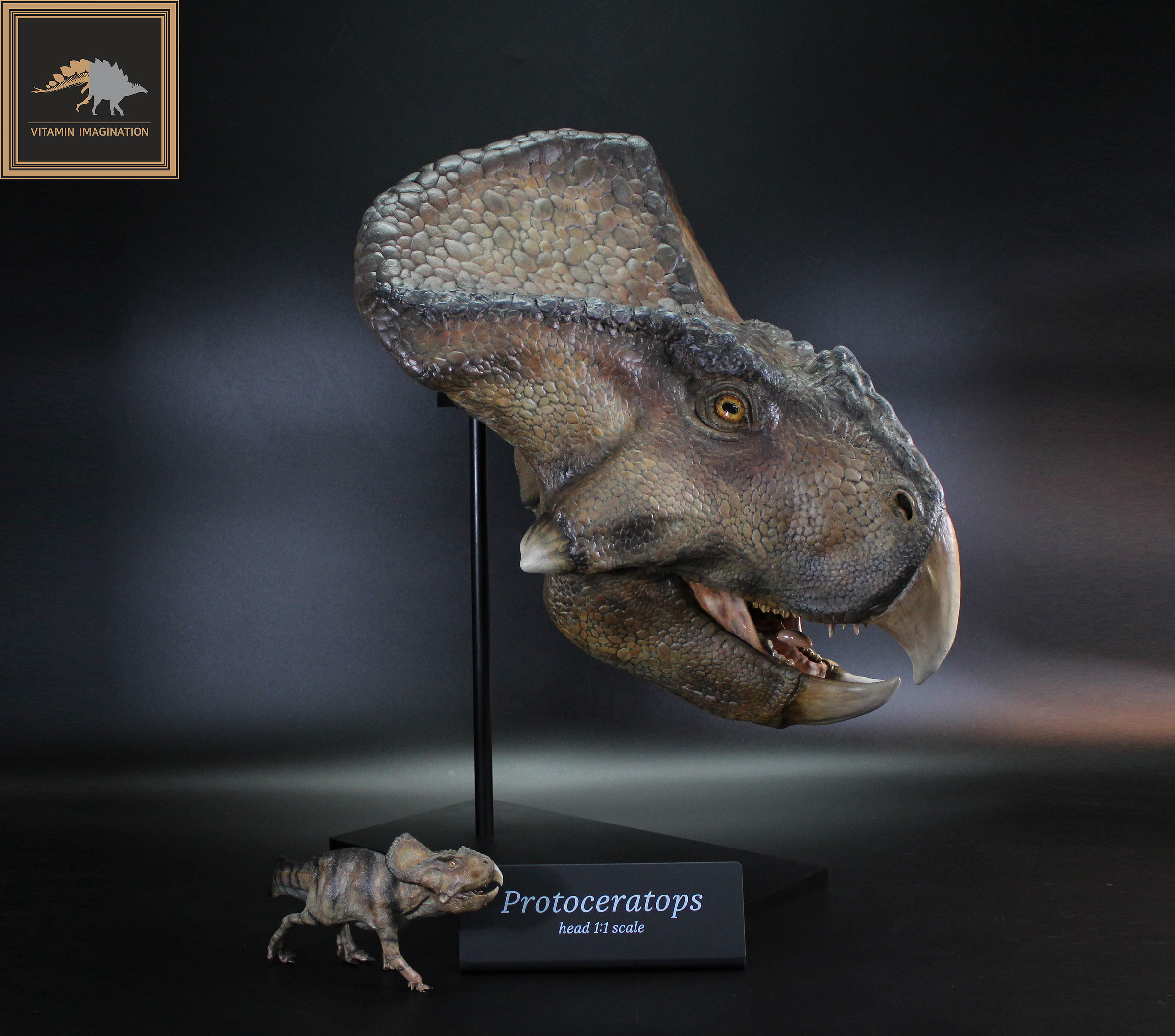 This is a model of a dinosaur made in ZBRUSH and displayed in a museum ...