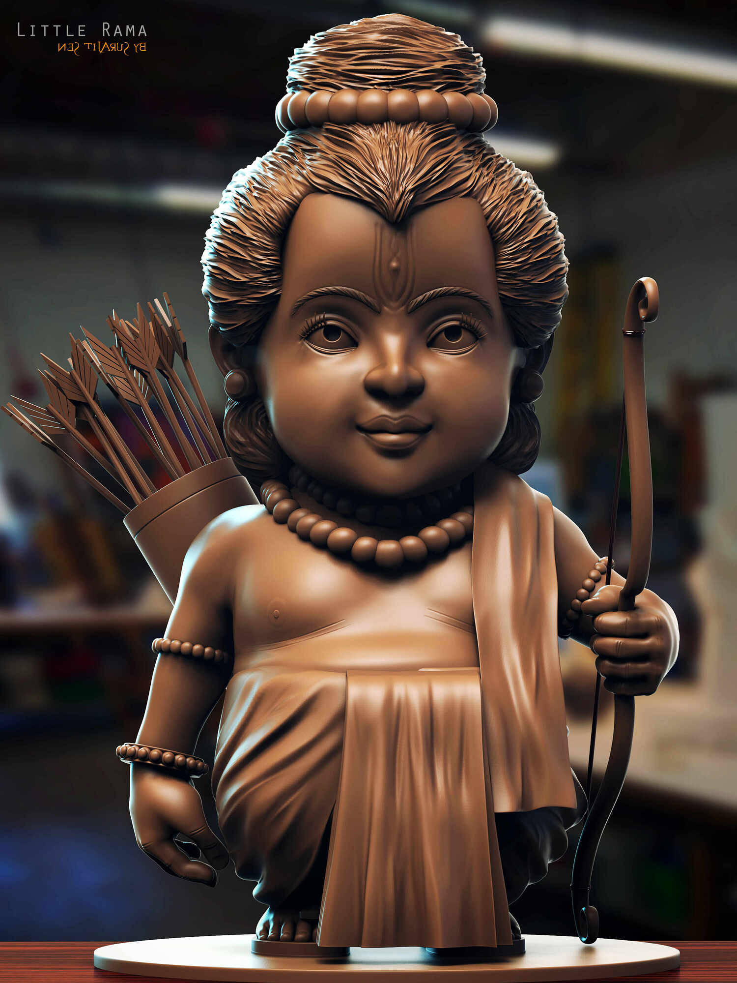 Little Rama - Digital Sculpture by Surajit Sen - ZBrushCentral