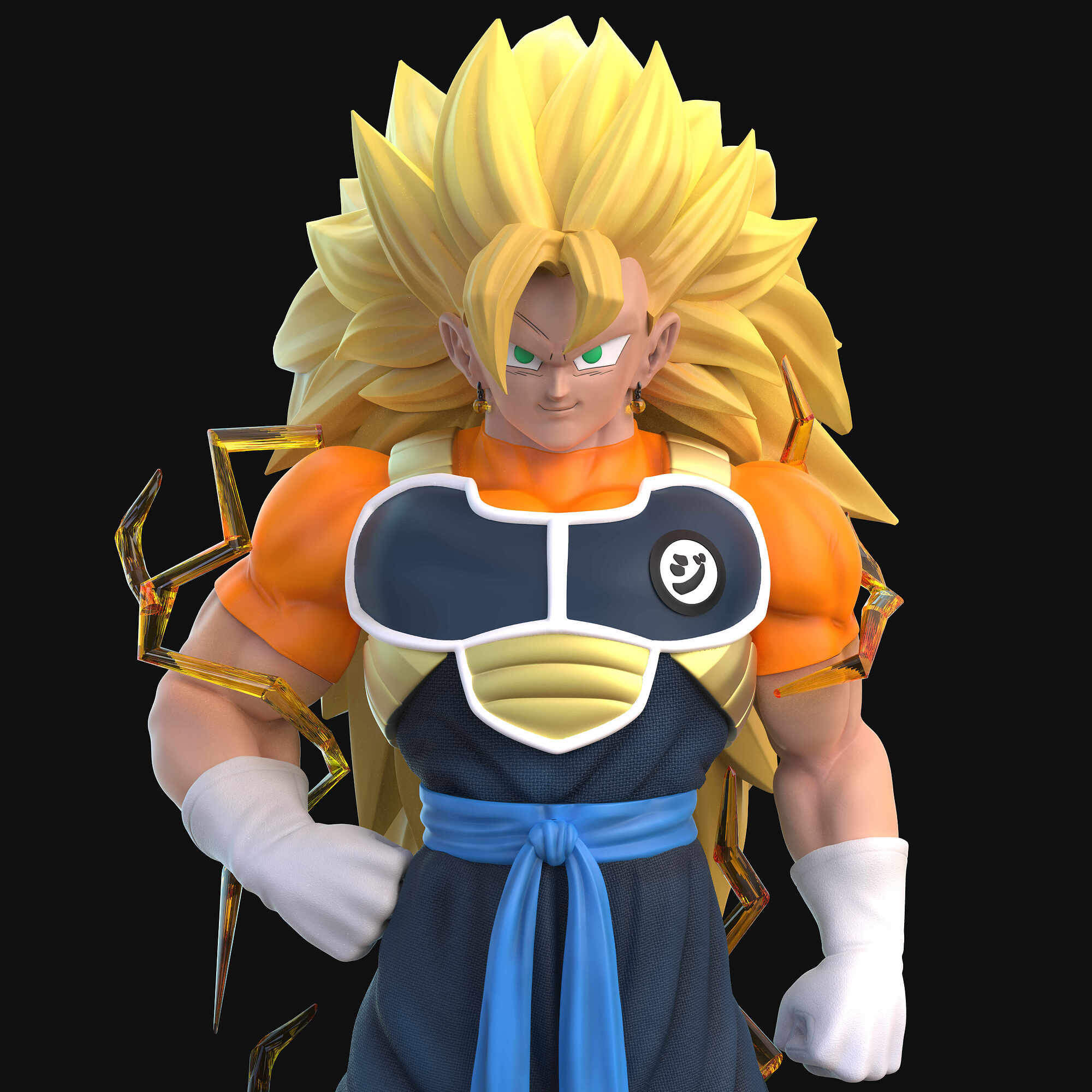 Vegito Custom - 1:6 Figure fan art private commission - ZBrushCentral