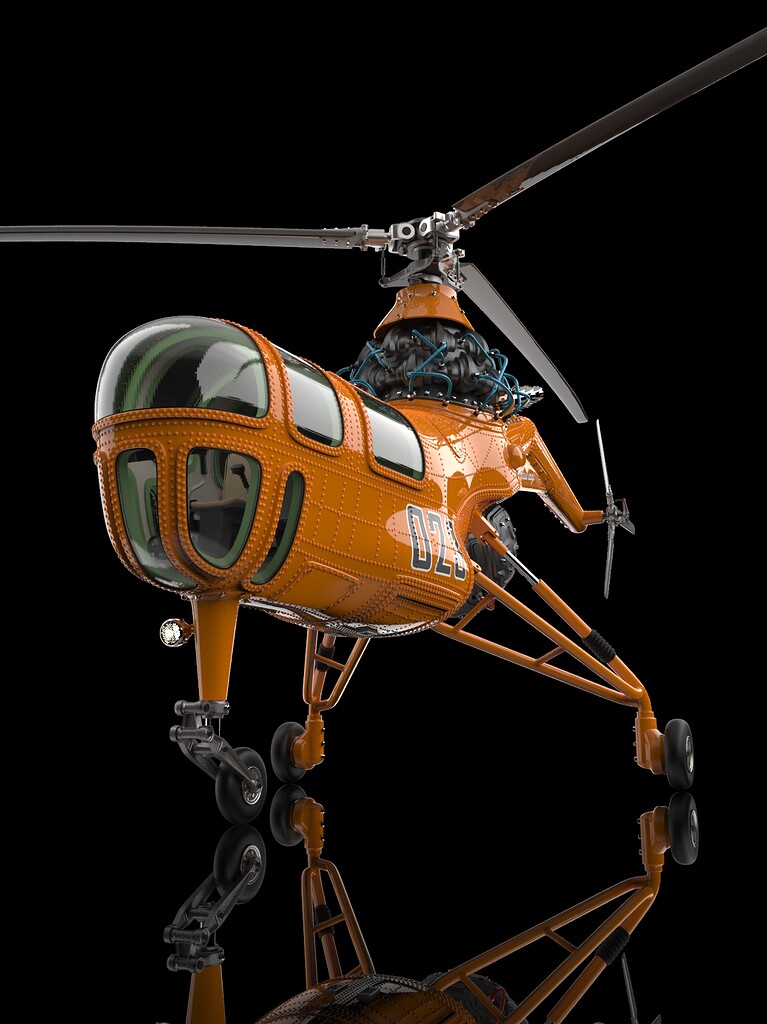 Helicopter modeling with ZModeler - ZBrushCentral