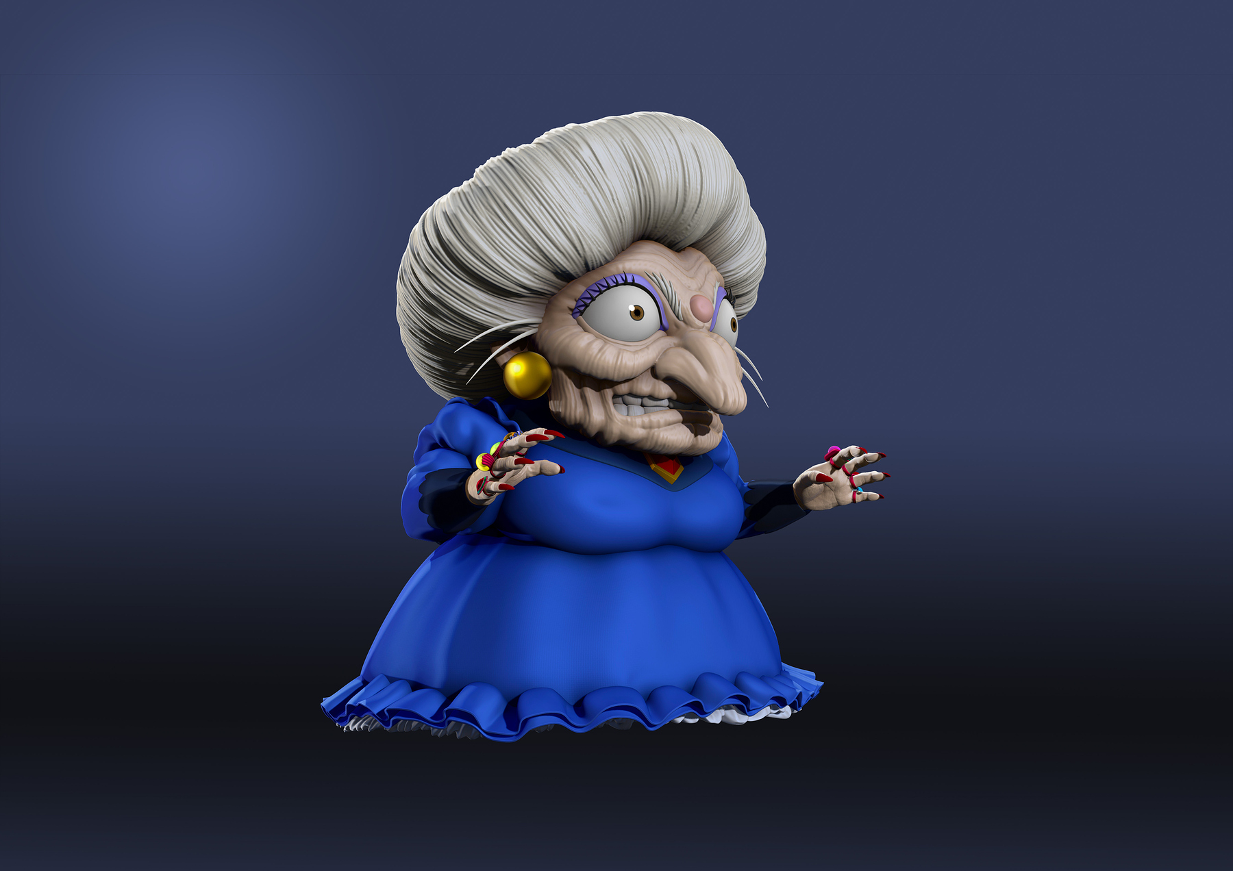 Yubaba - "Spirited Away" - ZBrushCentral