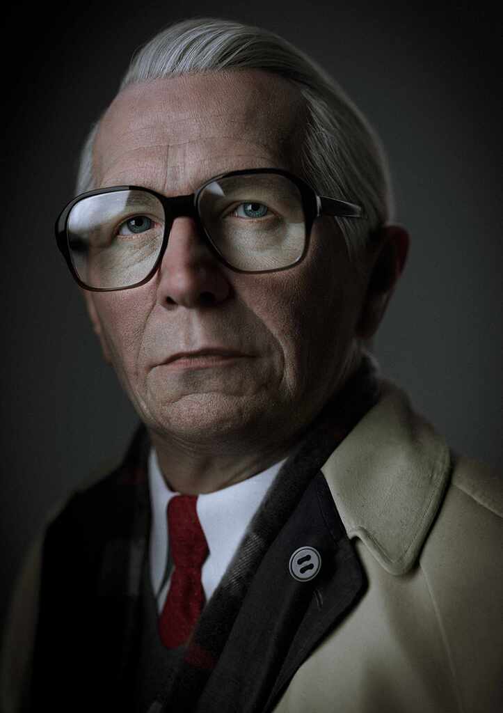 Gary OLdman as George Smiley - ZBrushCentral