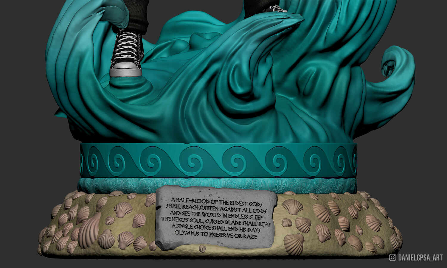 Percy Jackson, son of Poseidon - ZBrushCentral