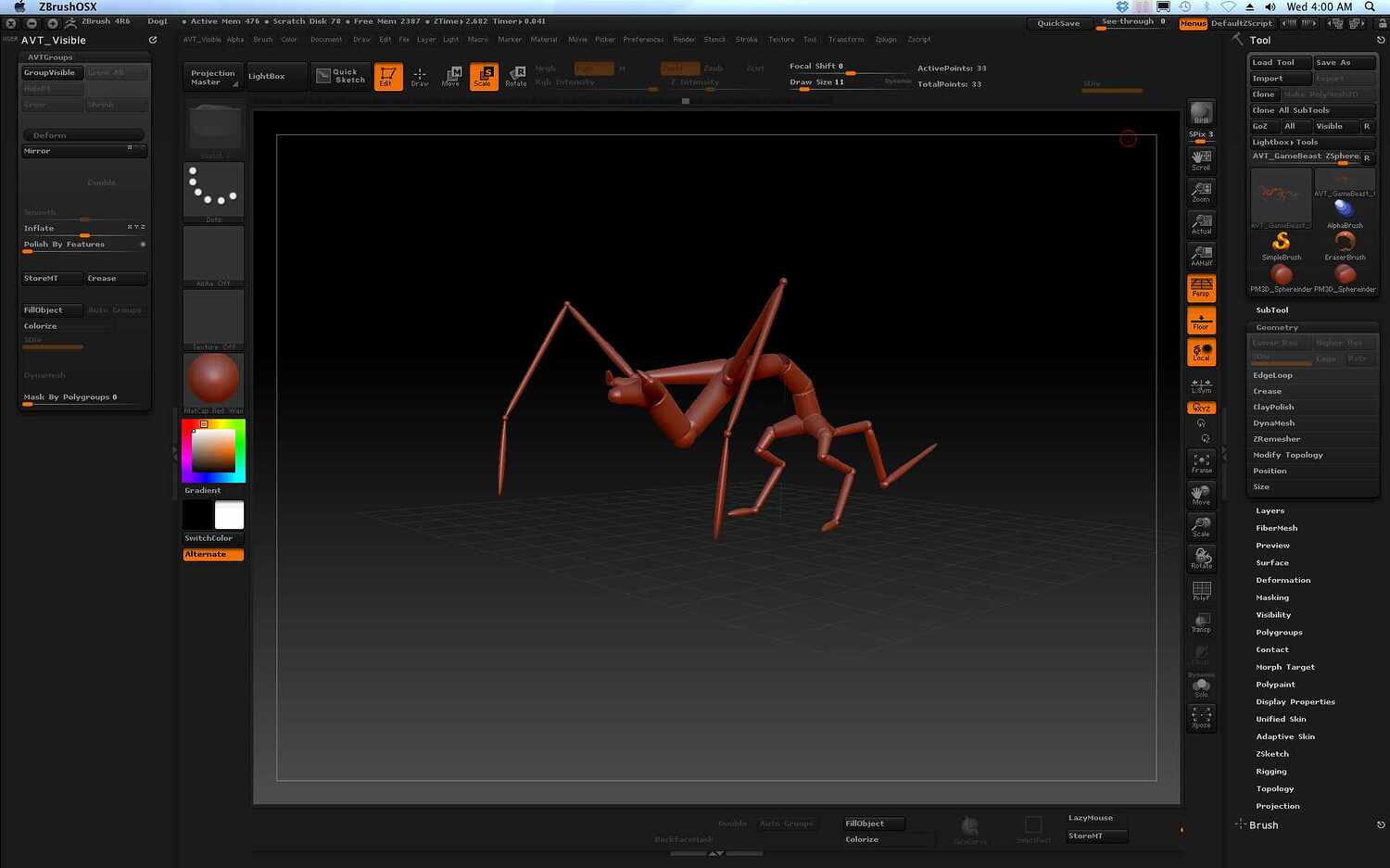 Manniquin/Zphere FBX skeleton Output - ZBrushCentral