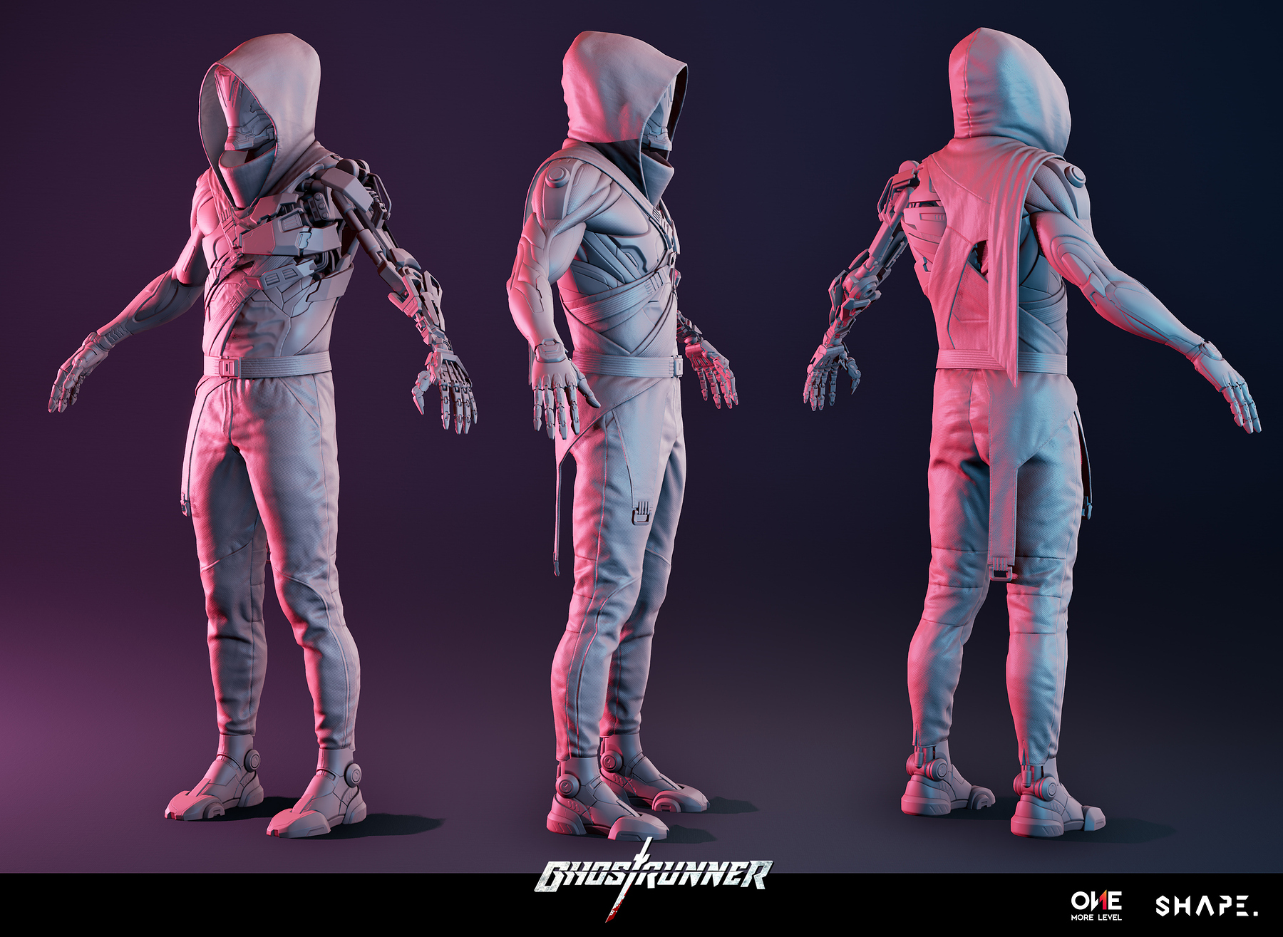 Ghostrunner Characters - ZBrushCentral