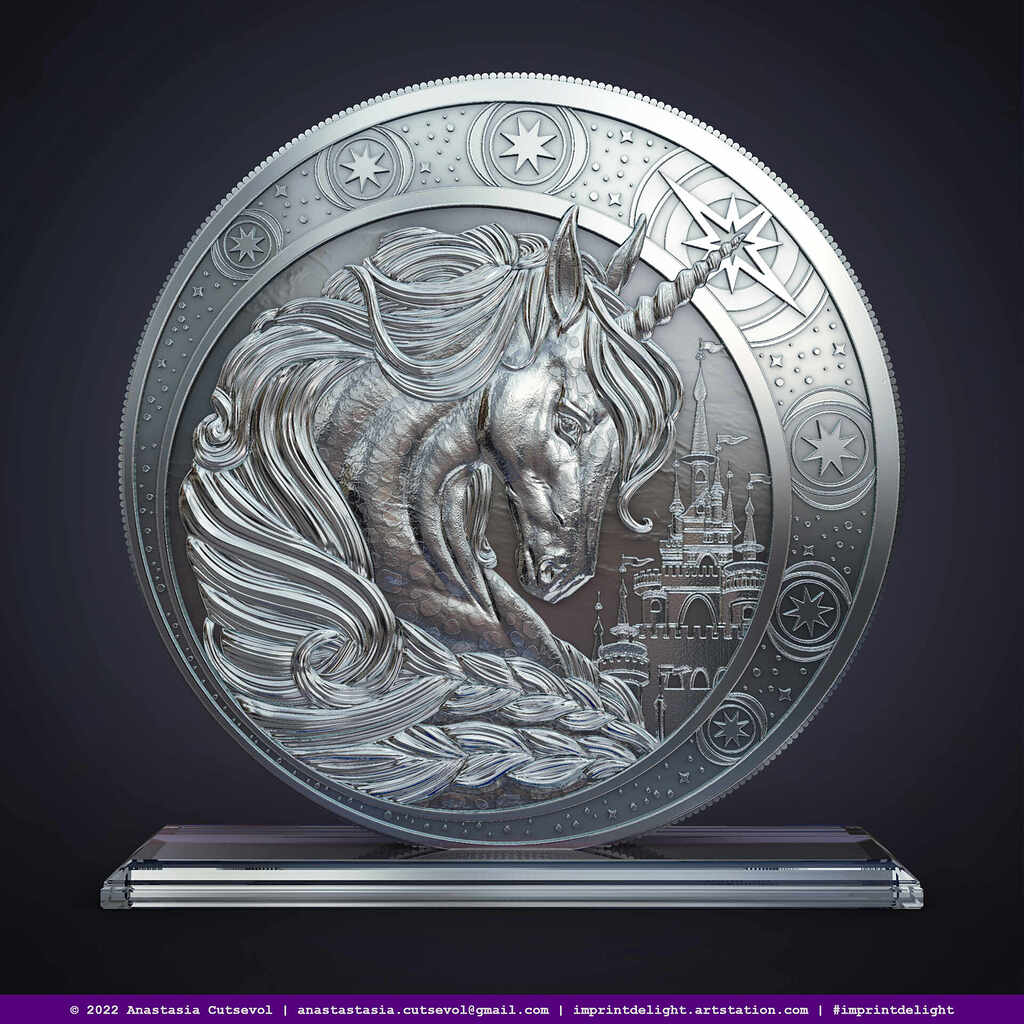 Unicorn Coin - ZBrushCentral