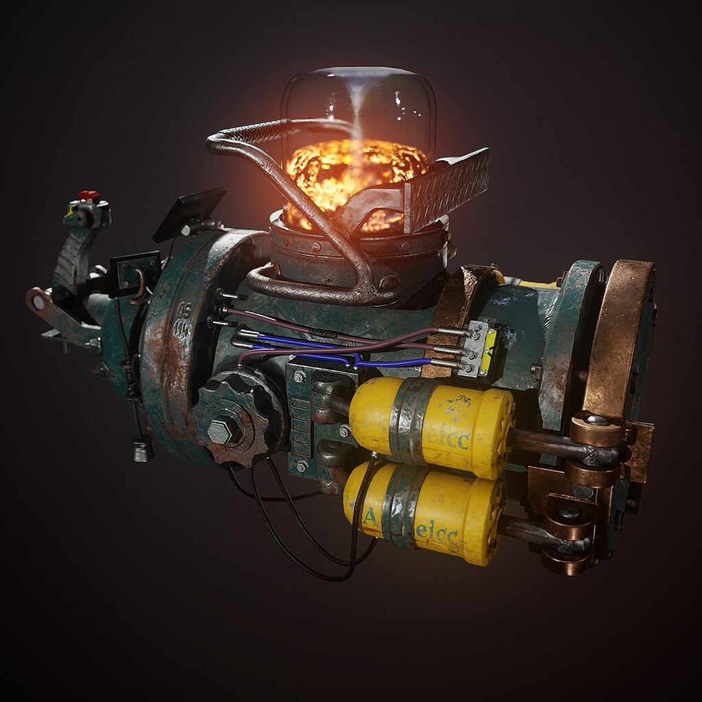 Junker Gun asset, realtime - ZBrushCentral