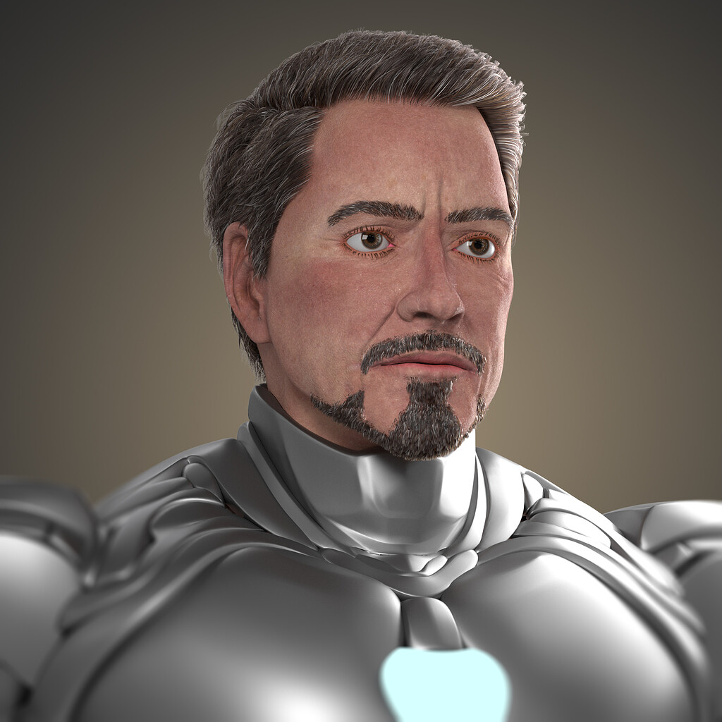 Tony Stark - ZBrushCentral