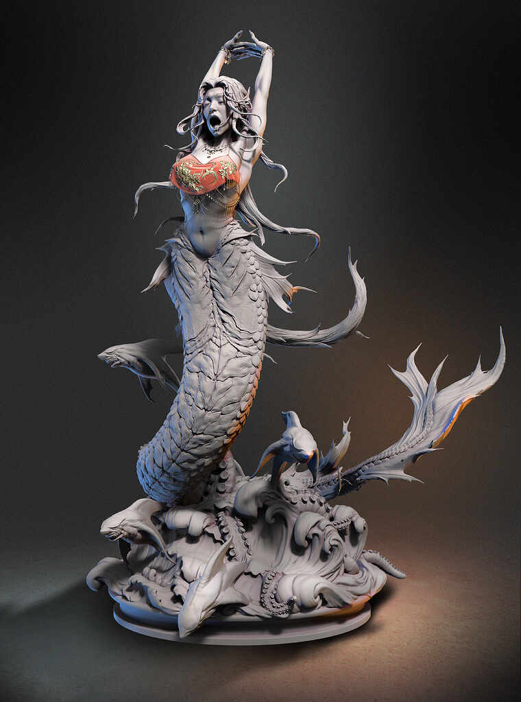 Mermaid - ZBrushCentral