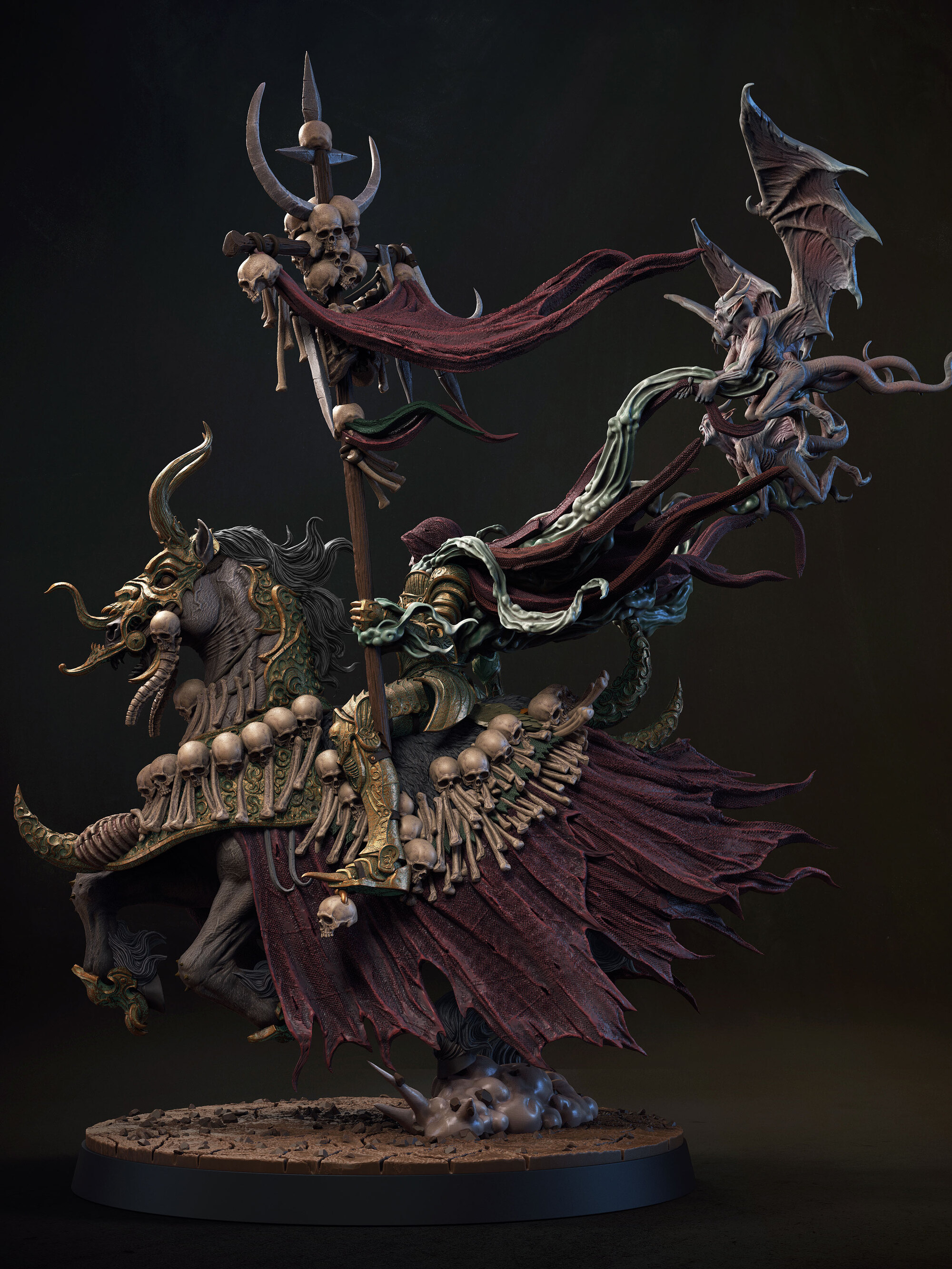 Pusil_Coterie_of_Despair (Creature Caster) Miniature - ZBrushCentral