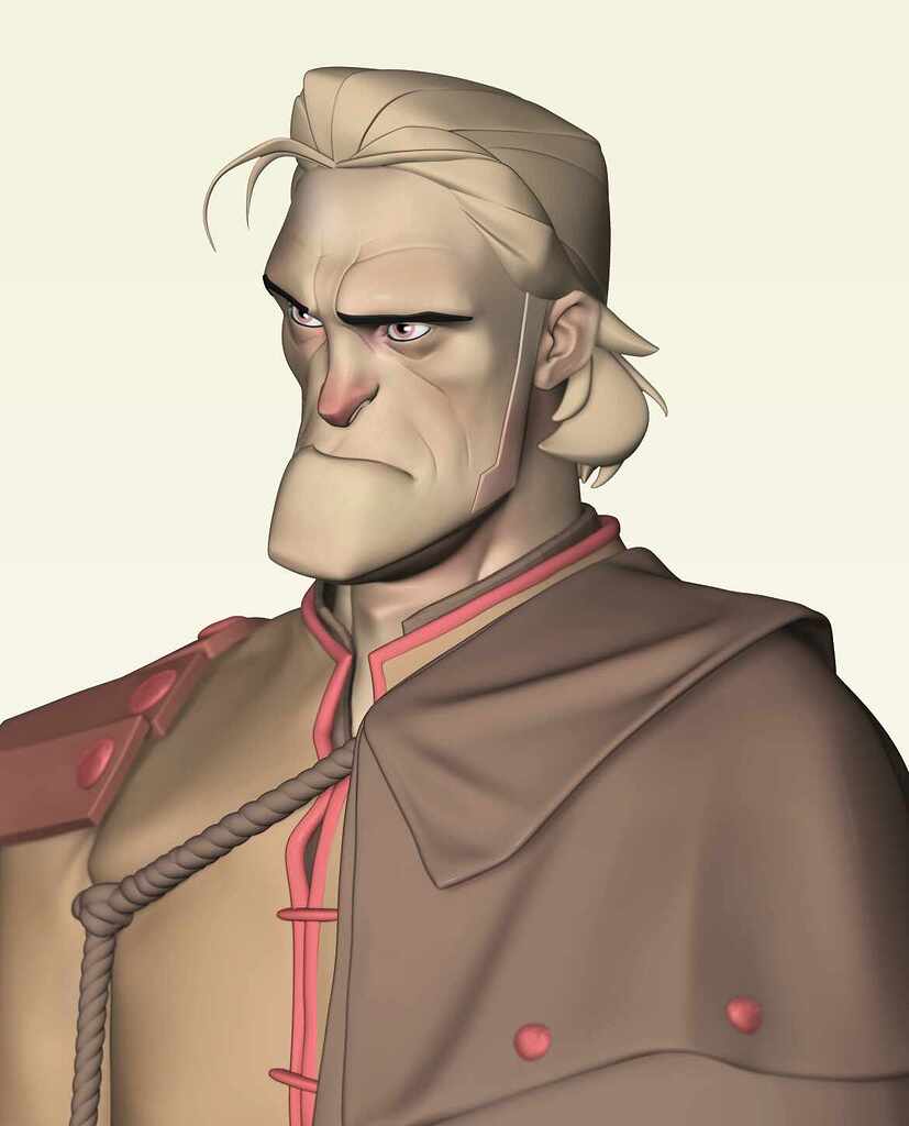 Commander Portrait - ZBrushCentral