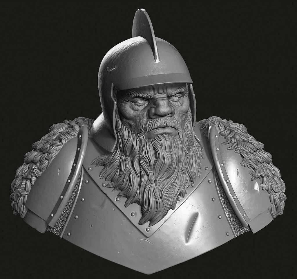 Dwarf veteran - ZBrushCentral